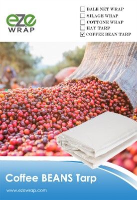 Coffee Beans Drying Tarp - EZEWRAP